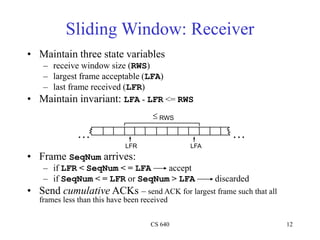 sliding window protocol for datalink layer.ppt