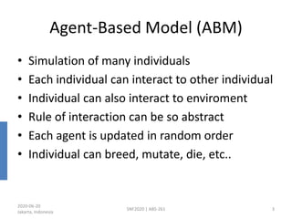 The Relation between ABM (Agent-Based Model) and SIR (Susceptible ...