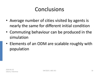 Constructing Origin-Destination Matrix (ODM) using Agent-Based Model ...