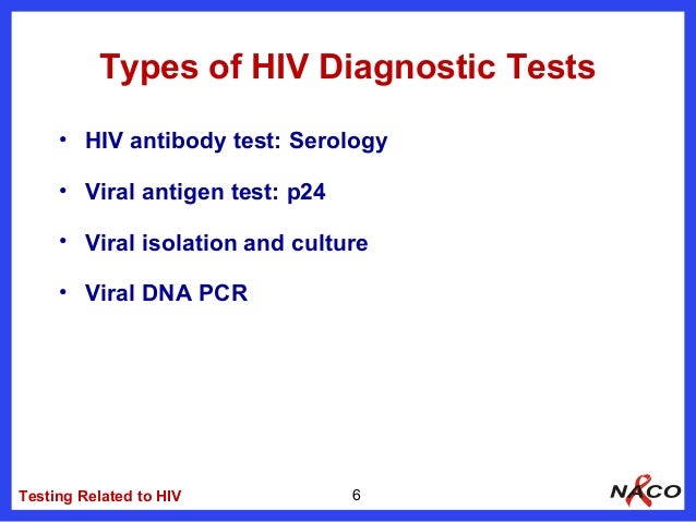 HIV tests in adults and children