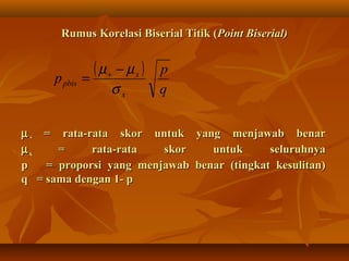 Tentang Uji Validitas dan Reliabilitas | PPT