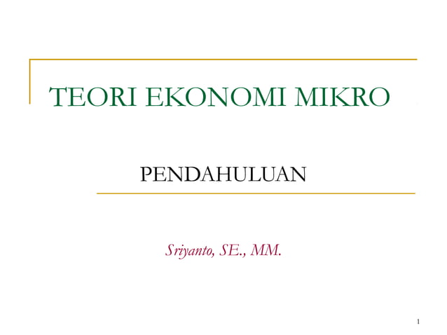 teori ekonomi makro | PPT