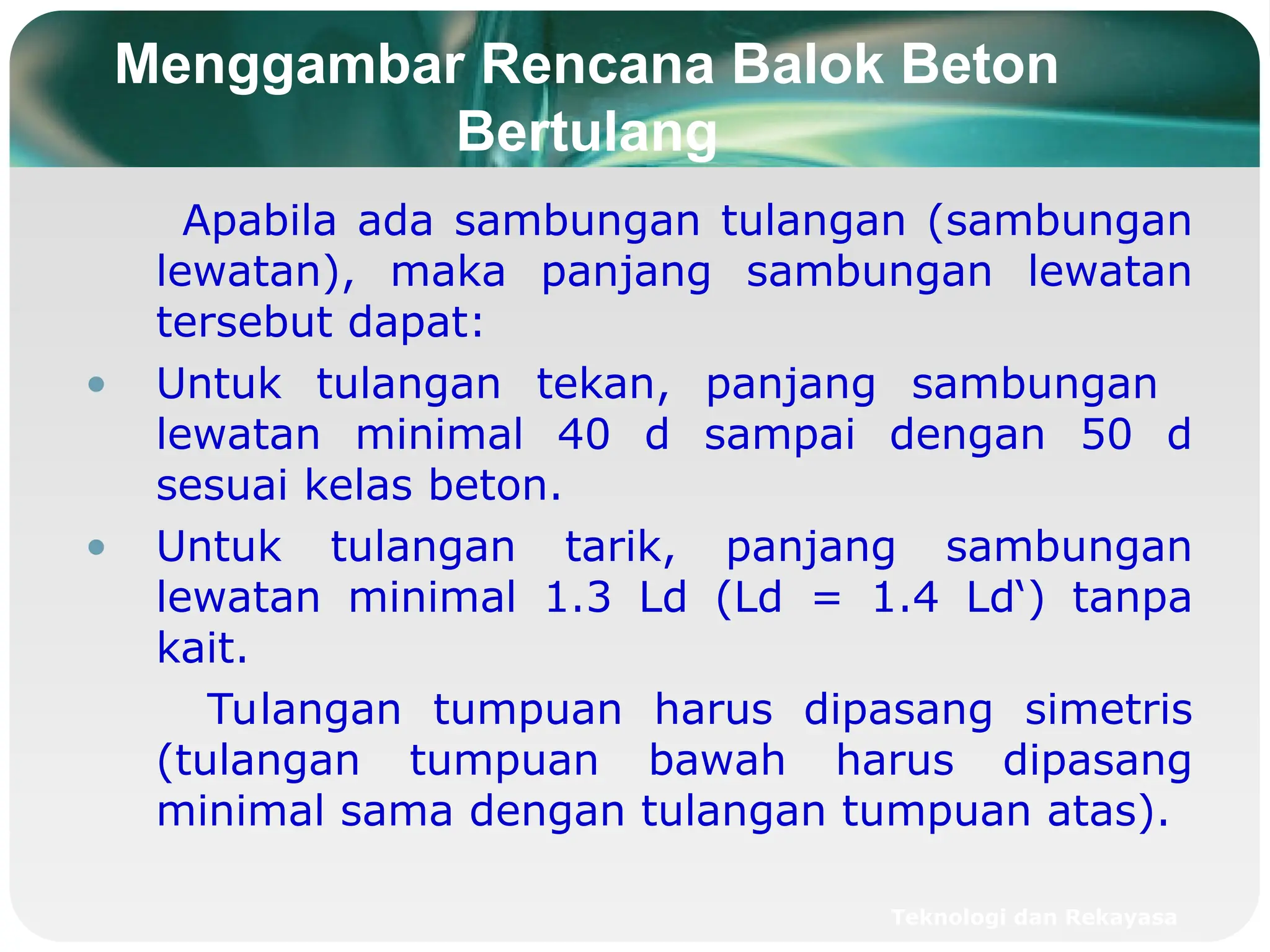 struktur konstruksi balok dan kolom beton | PPT