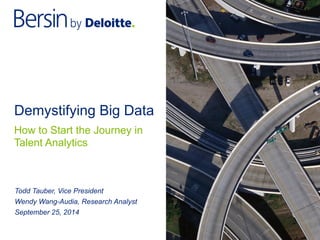 Bersin by Deloitte - Demystifying Big Data | PDF | Human Resources | Business