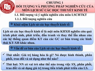 Slide - C1.ppt mon lich su cac hoc thuyet kinh te | PPT