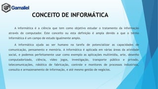 Conceitos básicos de informática | PPTX