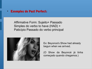 Past Perfect e Past Perfect Continuous | ODP