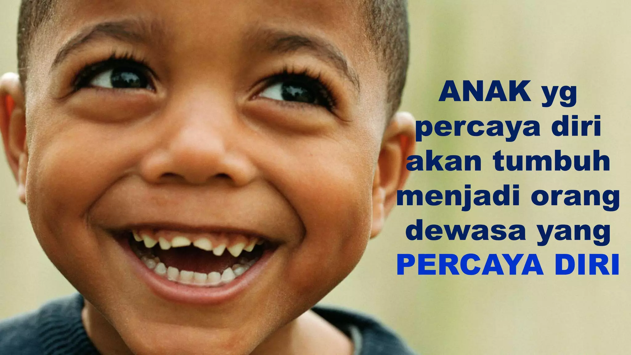 membangun rasa percaya diri anak | PPTX