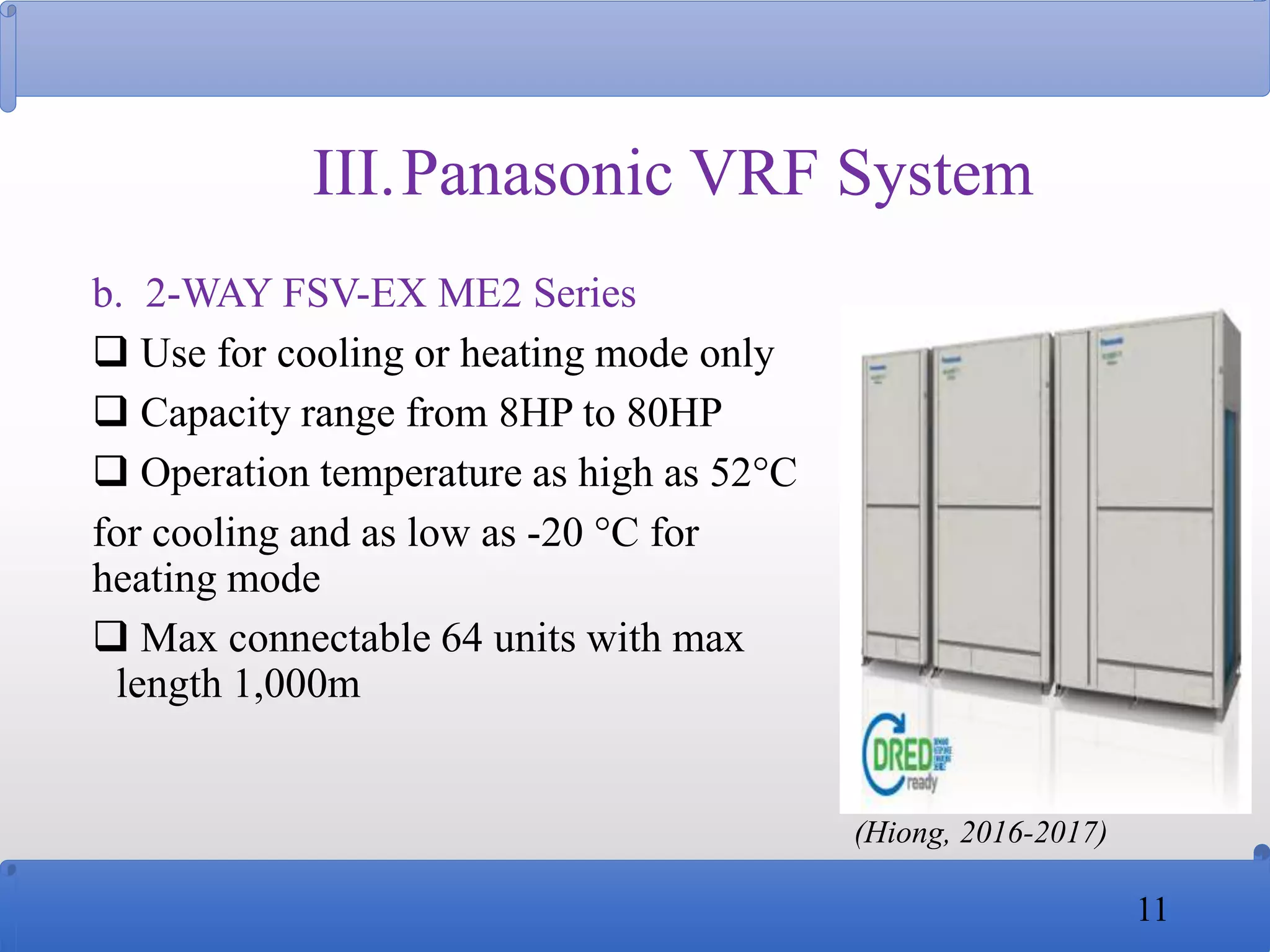Design, Installation and Testing of the VRF System | PPTX