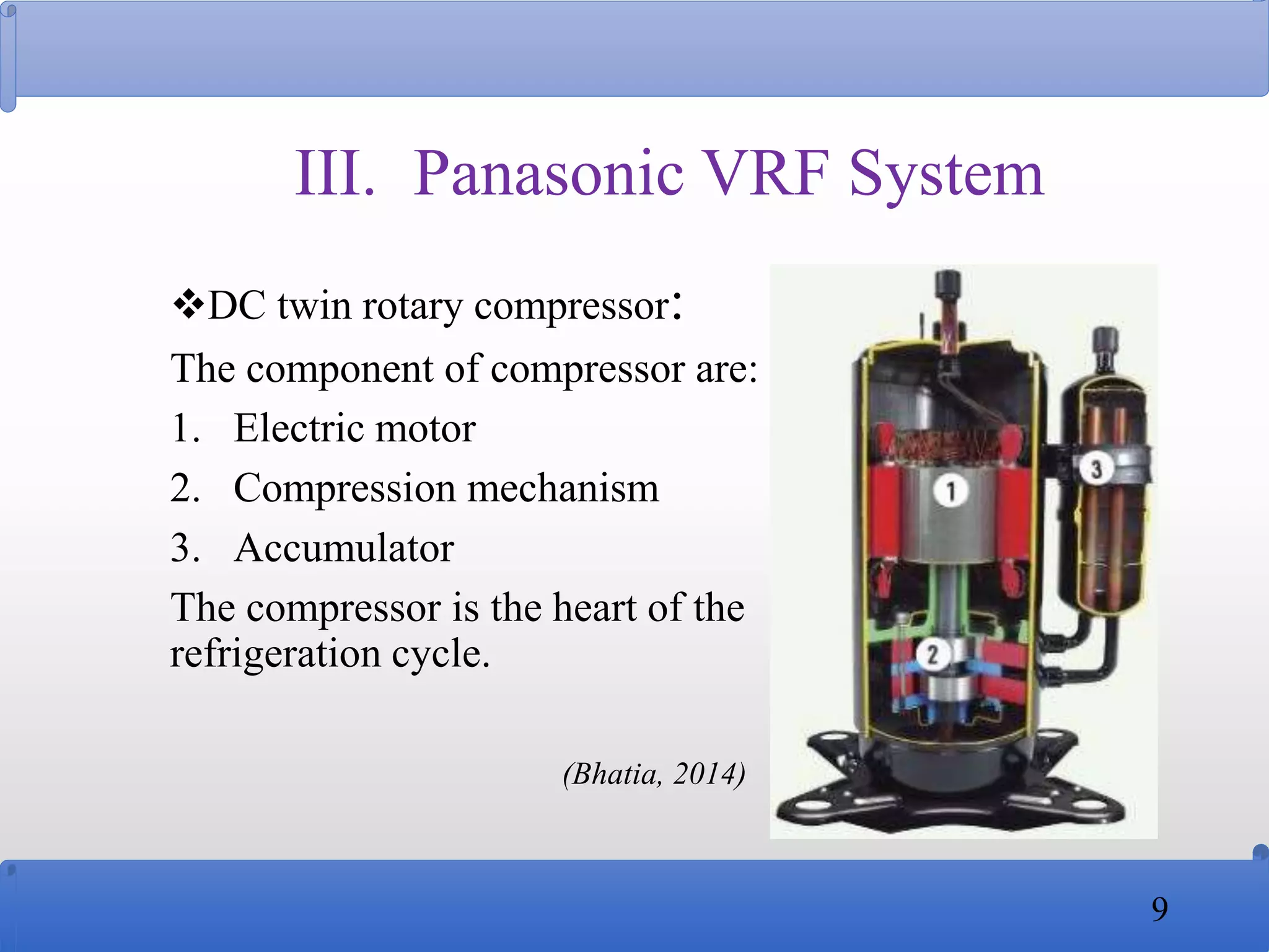 Design, Installation and Testing of the VRF System | PPTX