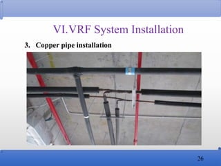 Design, Installation and Testing of the VRF System | PPTX