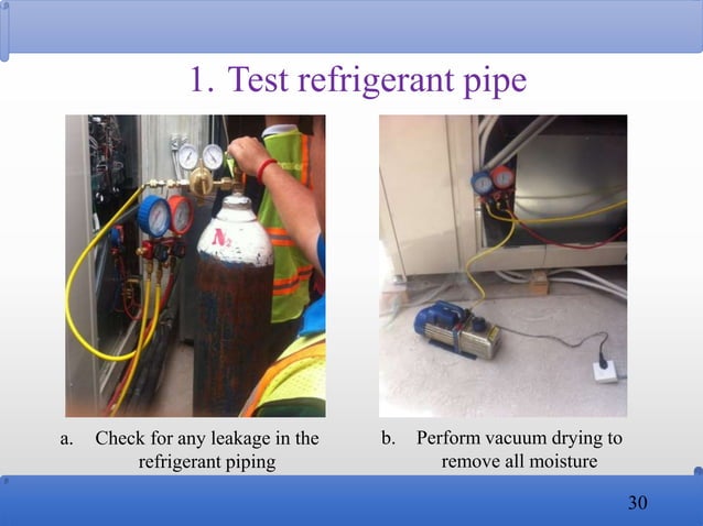 Design, Installation and Testing of the VRF System | PPTX