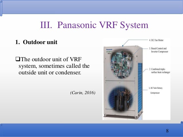 Design, Installation and Testing of the VRF System