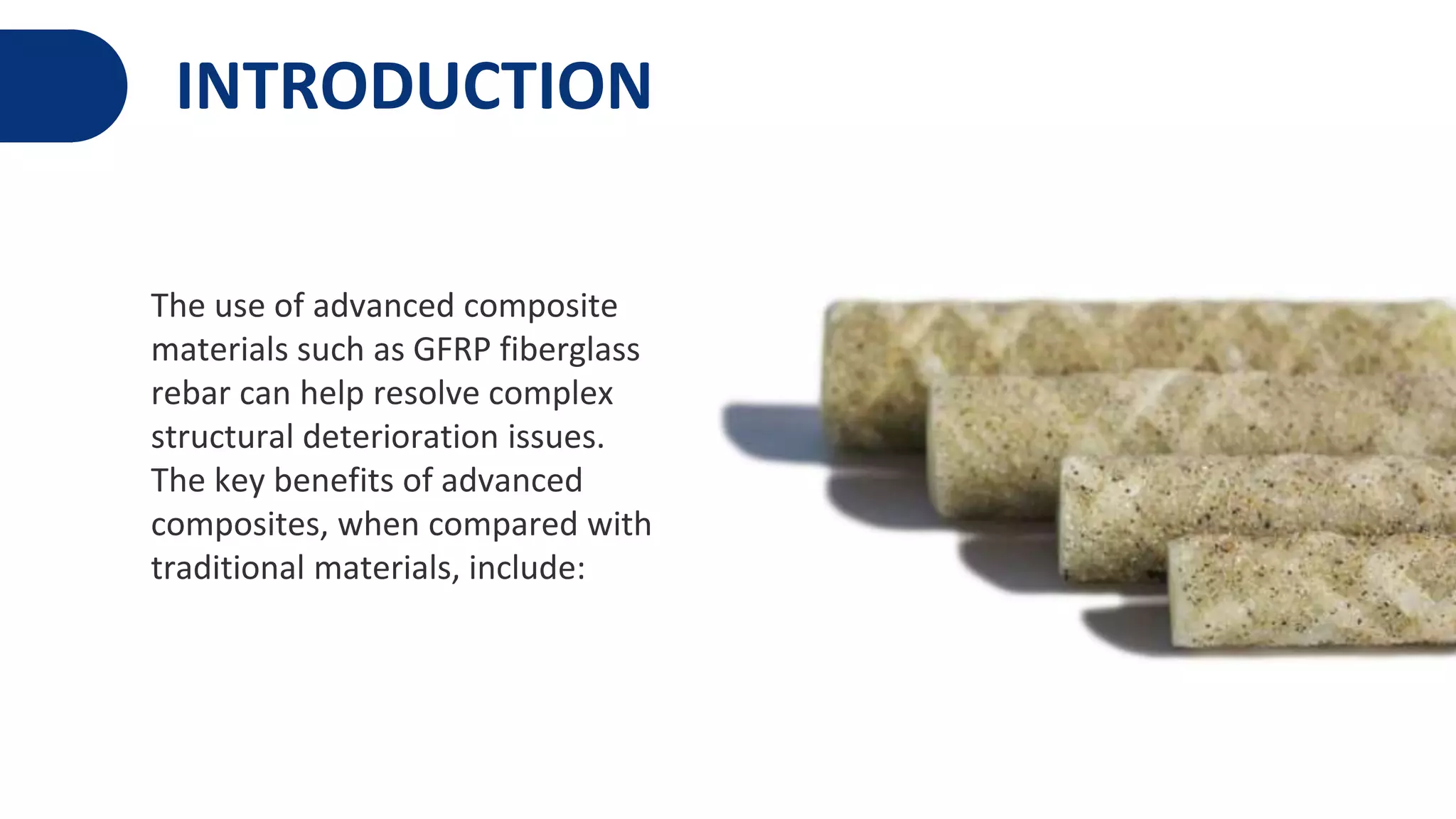 Gfrp fiberglass rebar design properties | PPTX