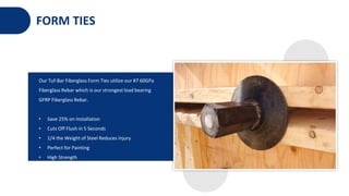 Gfrp fiberglass rebar design properties | PPTX