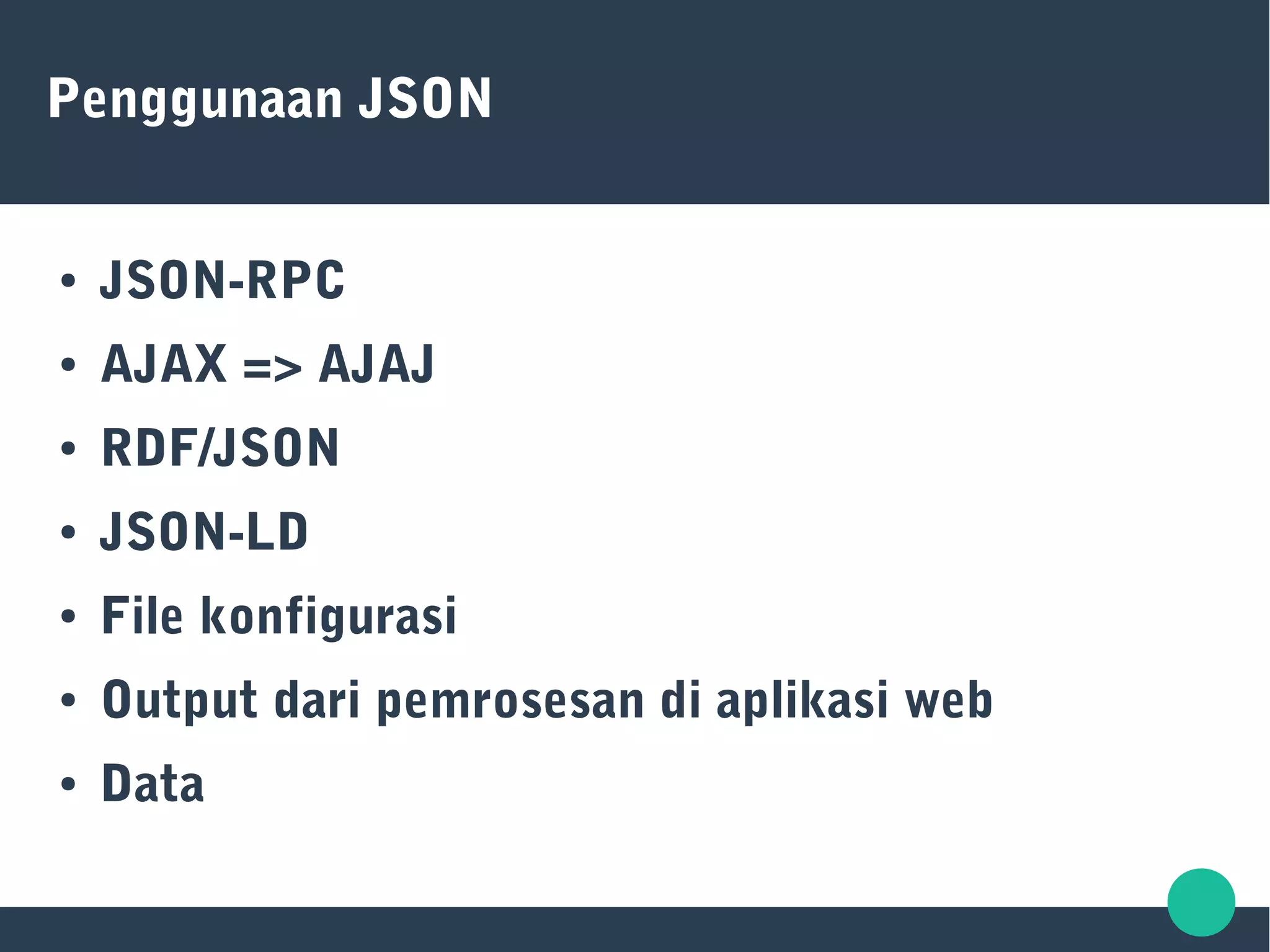 Serialisasi Data: JSON, JSON Schema, dan BSON | ODP