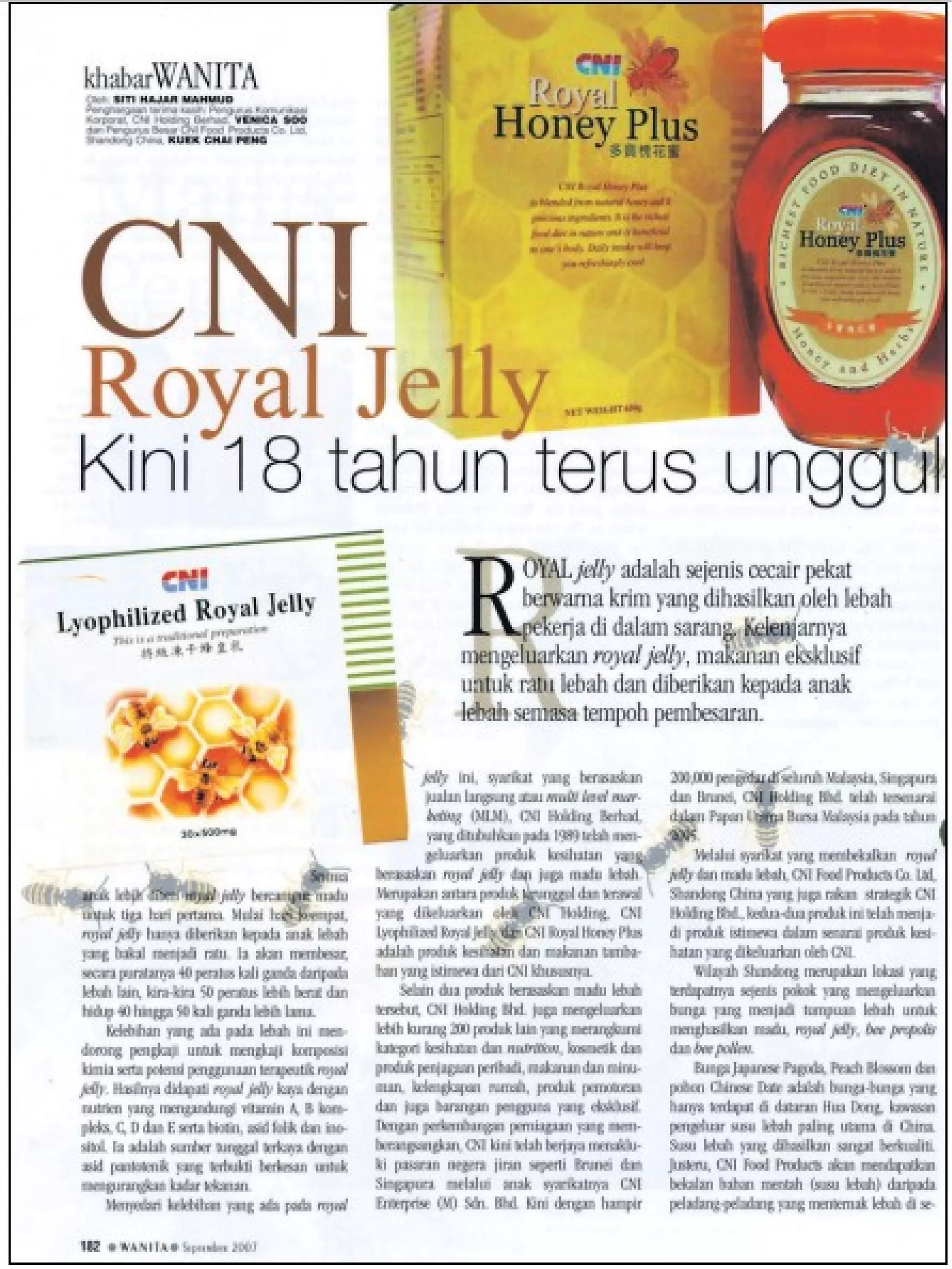 Keratan Akhbar Rojay Jelly | PPT