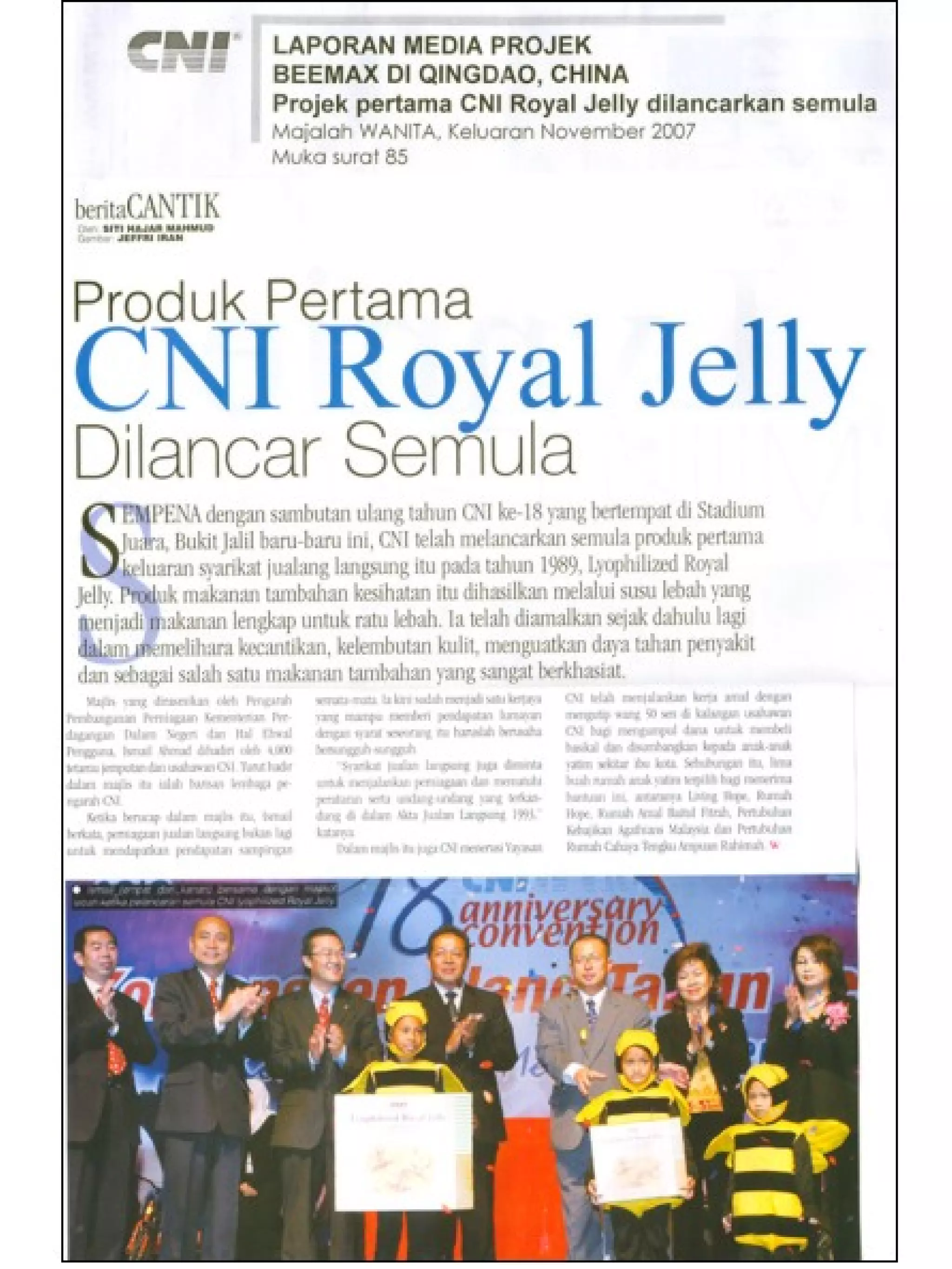 Keratan Akhbar Rojay Jelly | PPT