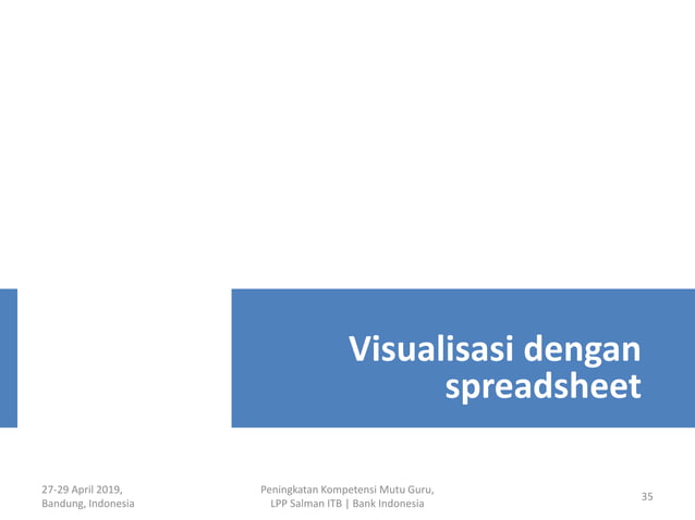 Lensa Tipis dan Visualisasinya dengan Spreadsheet | PPTX