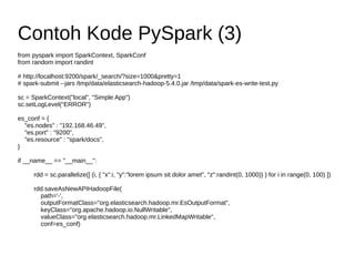 Memulai Data Processing dengan Spark dan Python | PPT