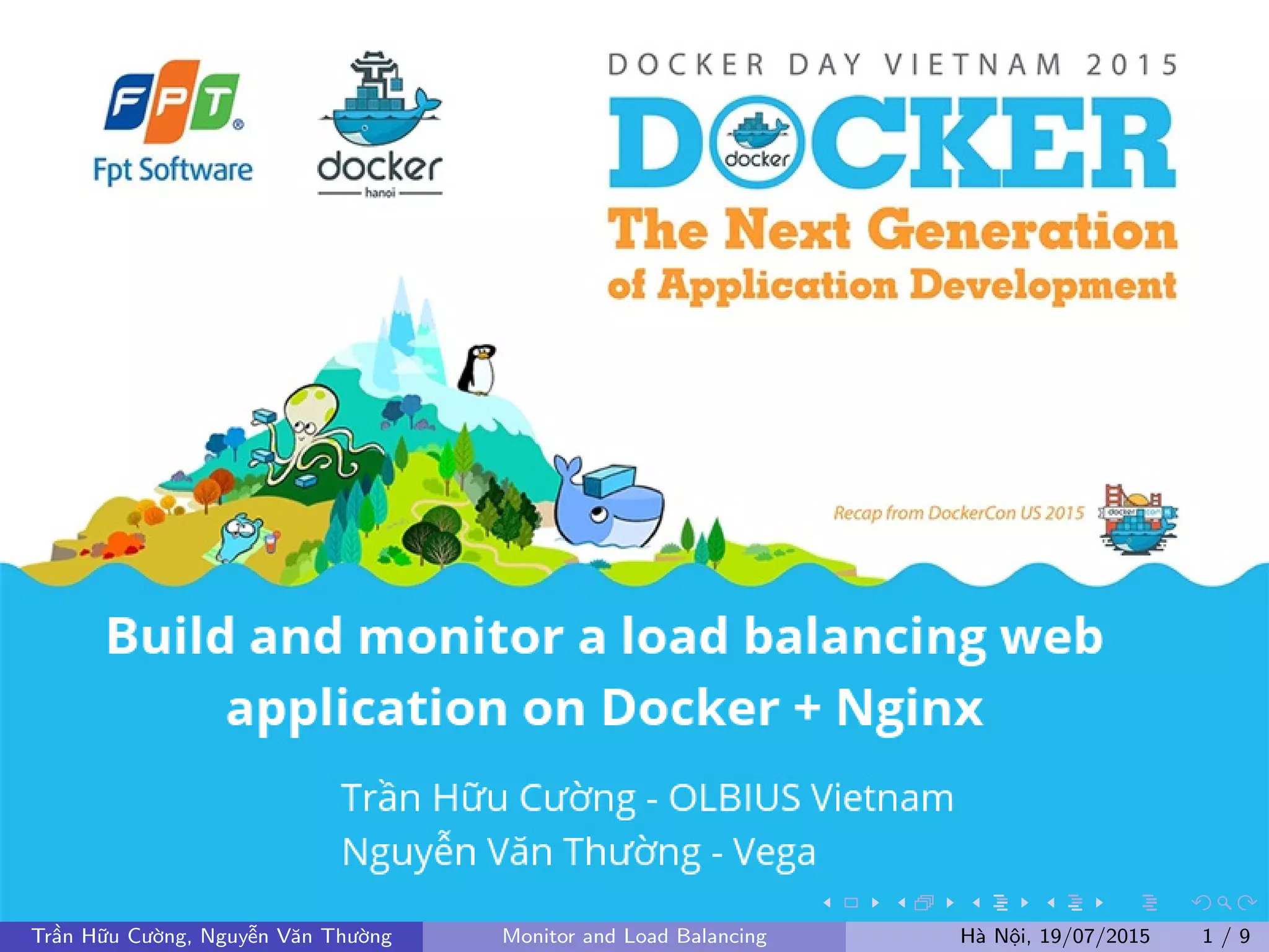 DockerDay2015: Build and monitor a load balanced web application with ...