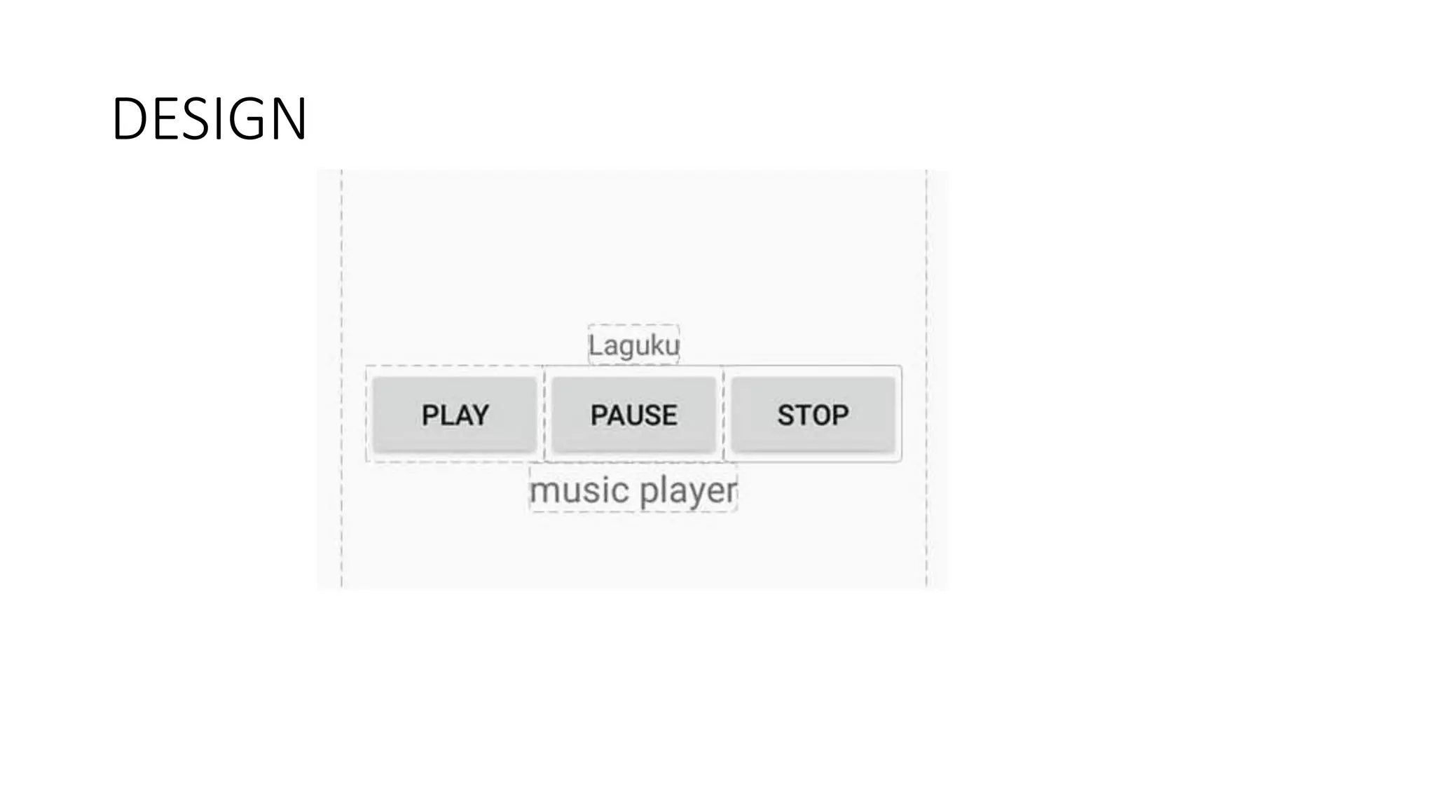 Slide music player menggunakan AIDE | PPTX