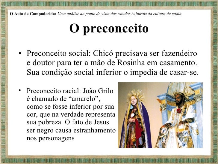 O Auto da Compadecida - Uma análise do ponto de vista dos estudos cul…