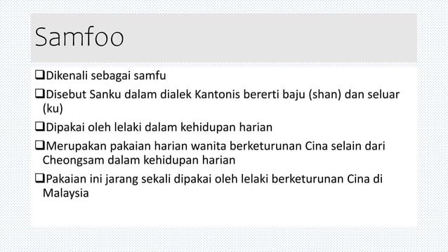 PAKAIAN TRADISIONAL MELAMBANGKAN KEUNIKAN IDENTITI BANGSA DI MALAYSIA ...