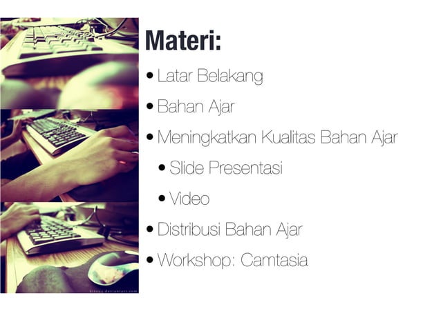 Penggunaan Bahan Ajar Berbasis ICT | PPT