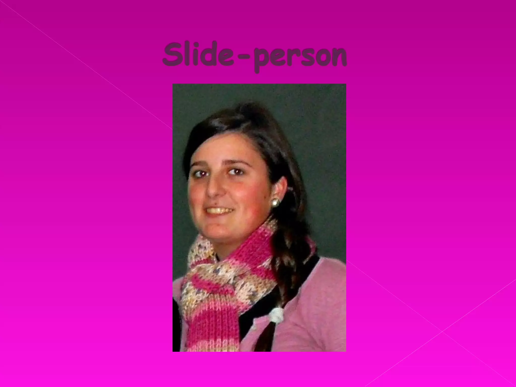 Slide person .sandra cabello | PPT