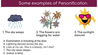 Personification in Sentence. | PPT