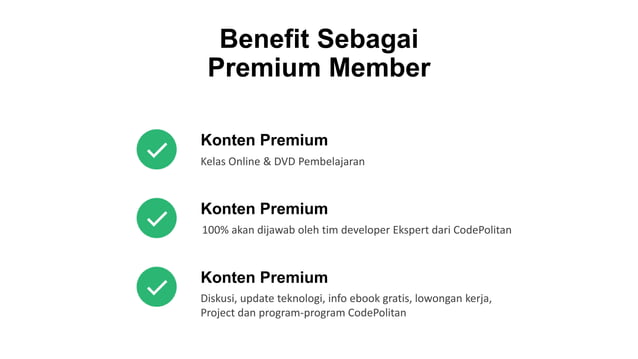 Pre-Order #2 CodePolitan Premium Member | PPT