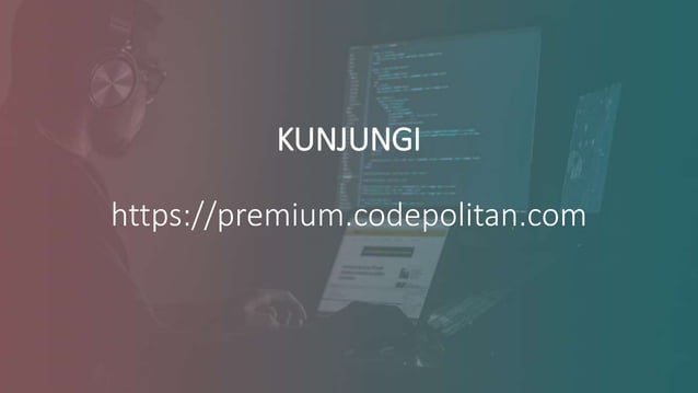 Pre-Order #2 CodePolitan Premium Member | PPT