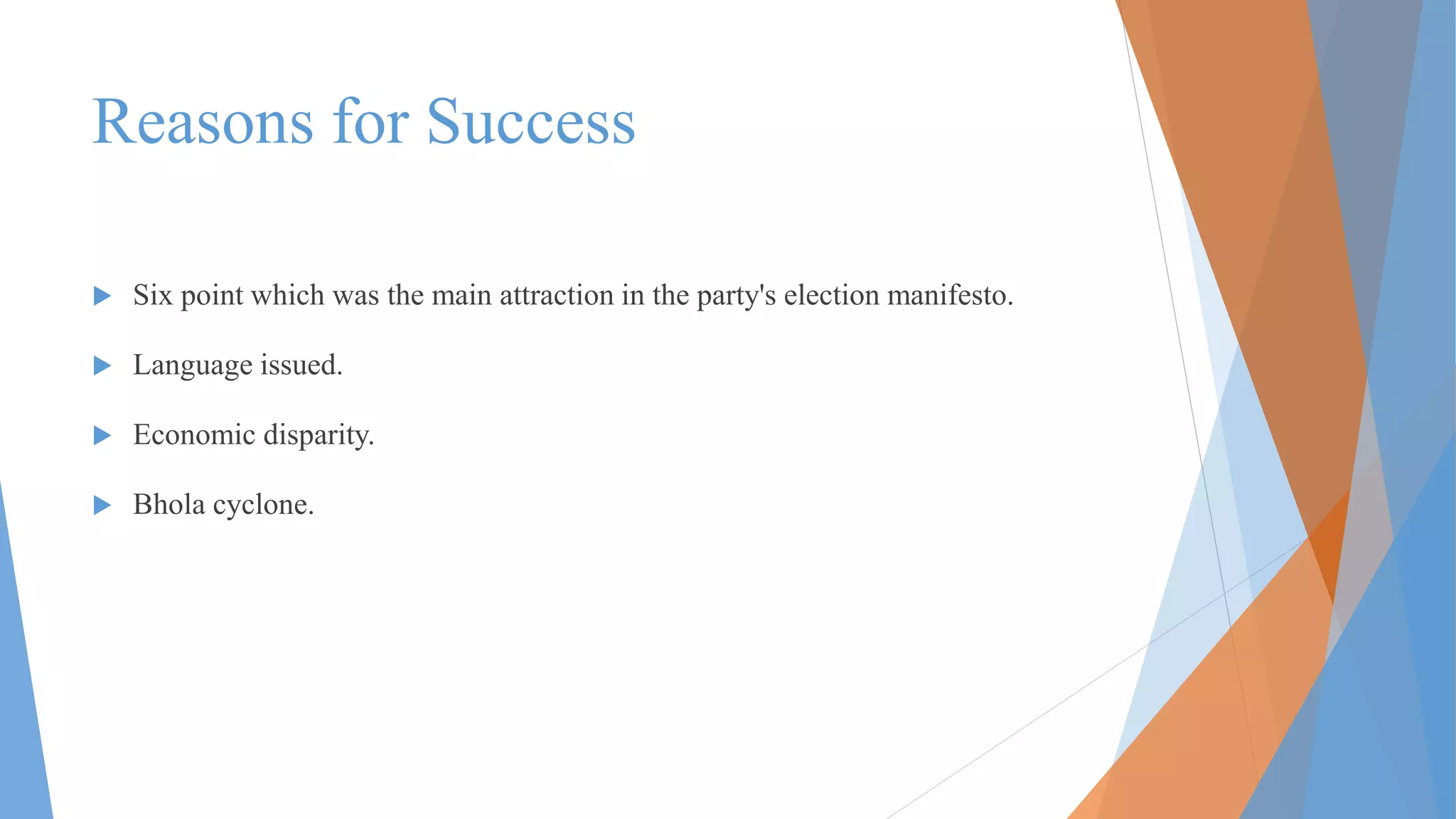 1970 elections in East & west Pakistan | PPTX