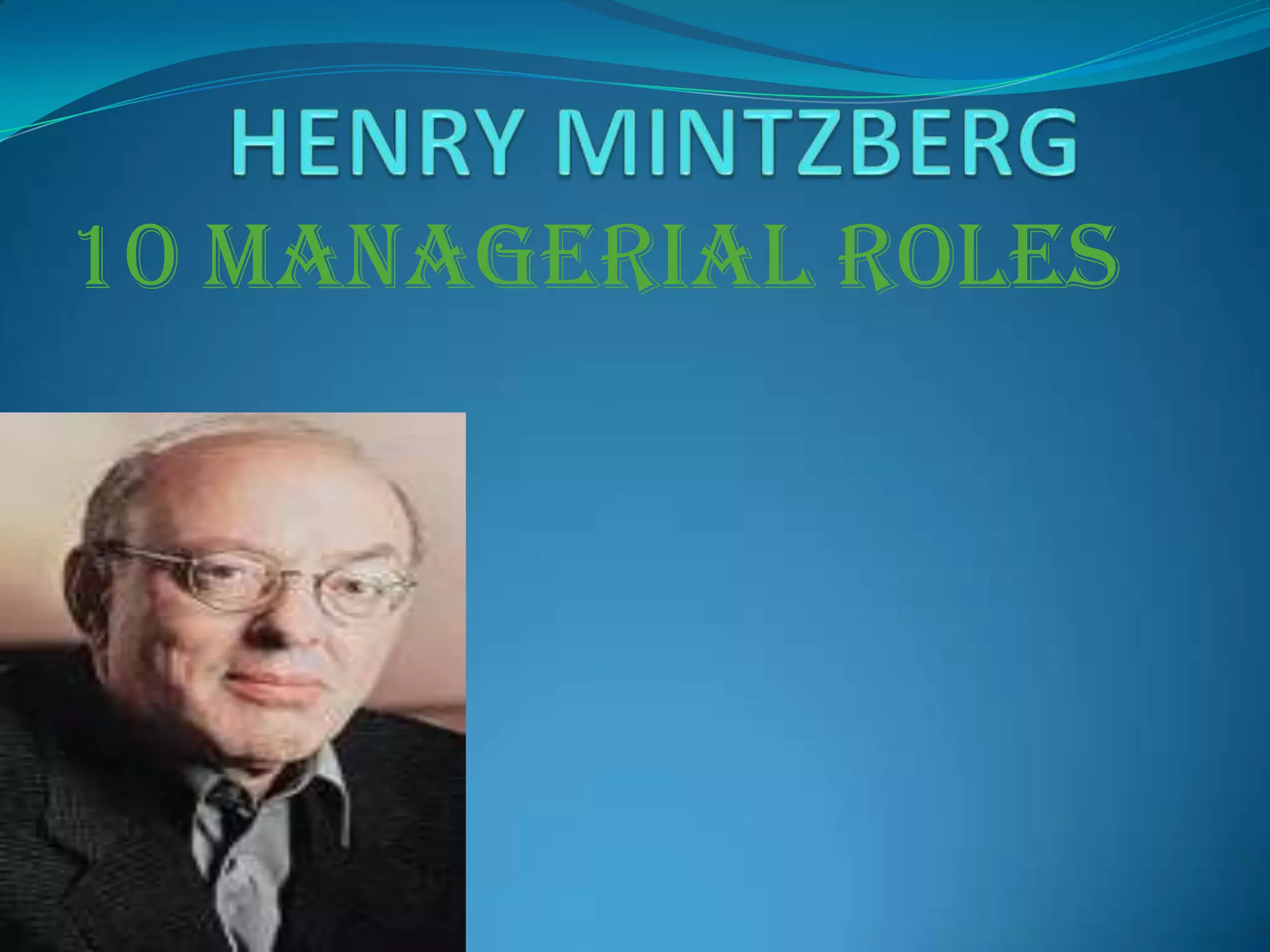 Henry Mintzberg | PPTX