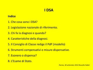Slide presentazione- dsa | PDF