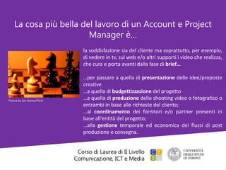 Slides - professione Account e Project Manager | PPTX | Business | Business and Finance
