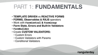 Introduction for Master Class "Amazing Reactive Forms" | PDF | Web Development | Internet