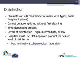Slide set-13-cleaning-disinfection-sterilization | PPT