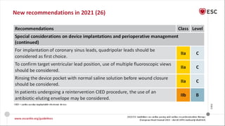 2021 ESC Guidelines on Cardiac Pacing and CRT | PPTX