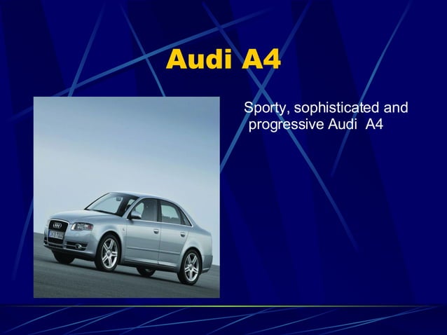 Audi Cars Information | PPT