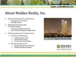 Moldex Residences Baguio - Mid-Rise Condo | PPT