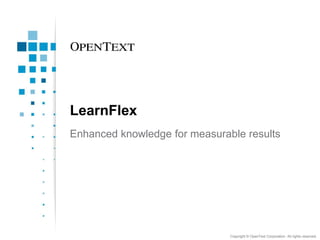 OpenText Learning Solutions | PPTX