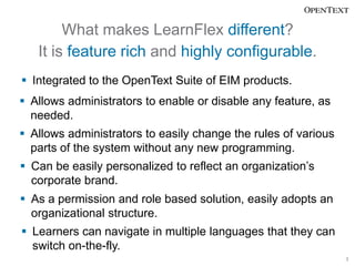 OpenText Learning Solutions | PPTX
