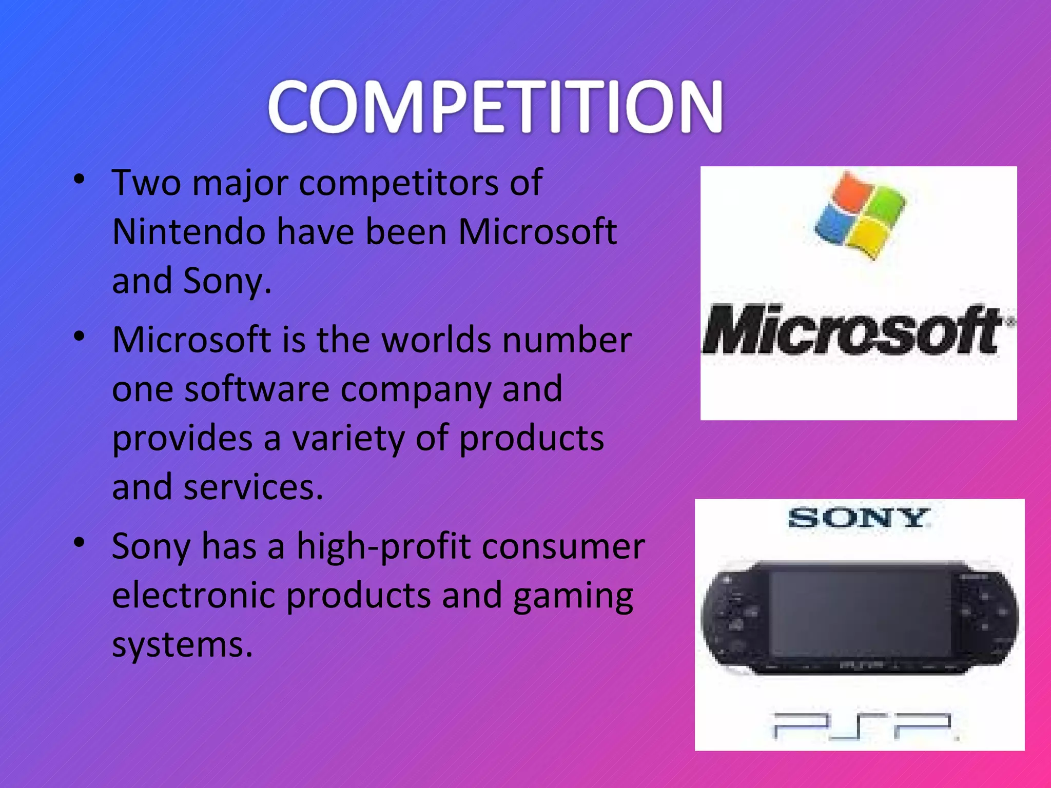 Slide Show 3 = Nintendo | PPT