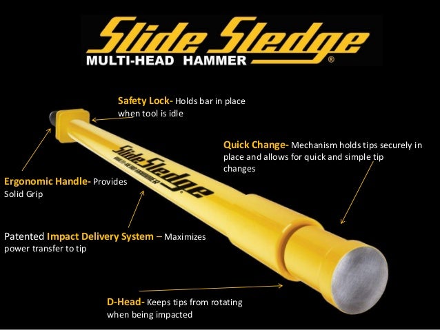 Slide sledge Multi-Head hammer Features Guide
