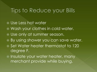 Water Heater and it types | PPTX