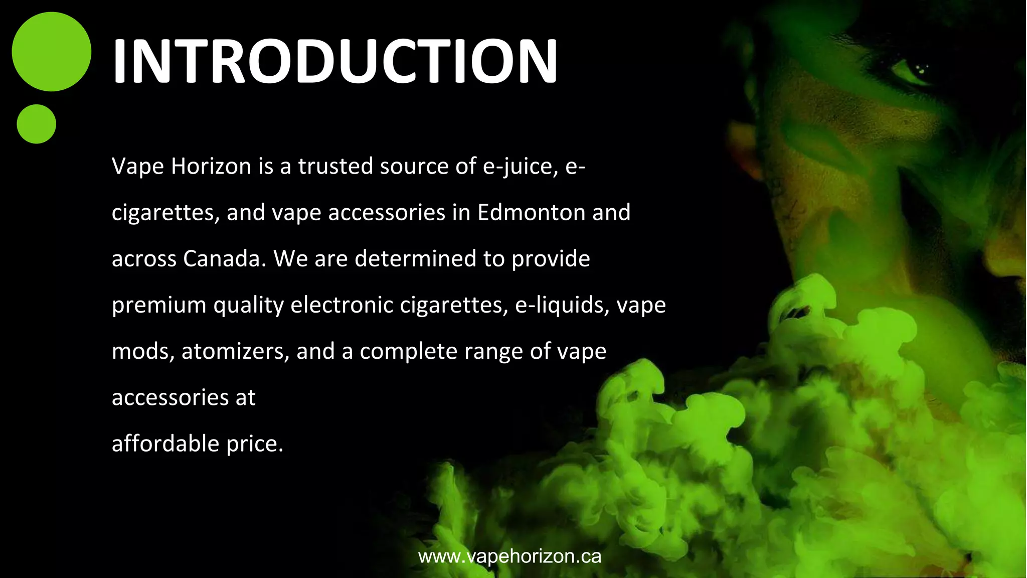 Vape Horizon - Company Overview | PPT