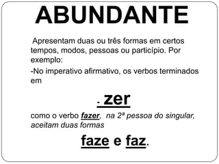 Verbo – 1° aula | PPTX