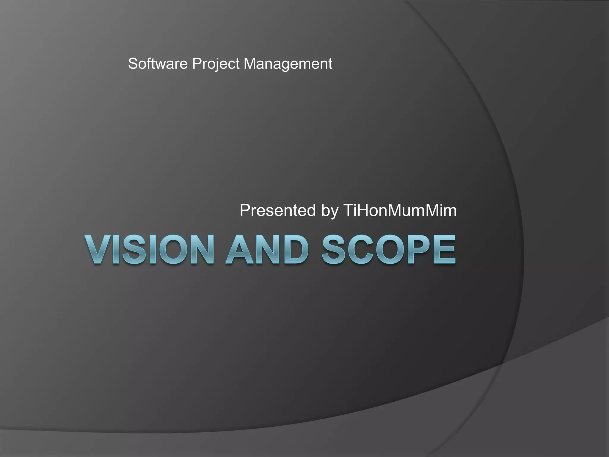 Slide Vision And Scope | PPT